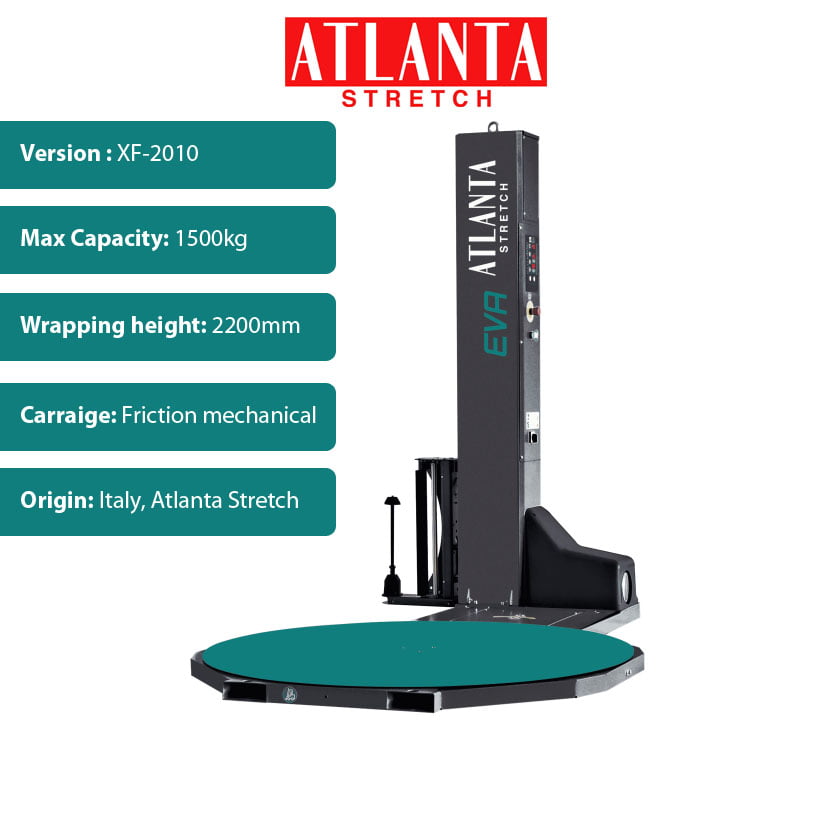Eva 1500kg Capacity Pallet Wrapping Machine (XF2010) | MelbPack