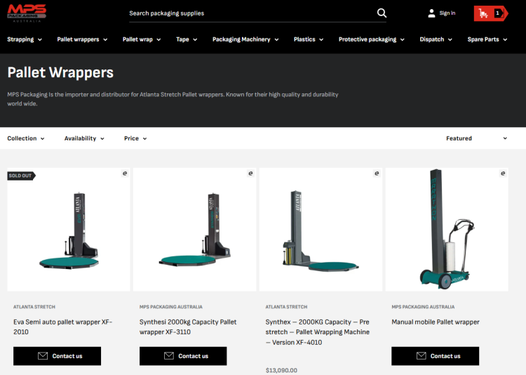 buy-pallet-wrapper-online - Melbourne Packaging Supplies P/L